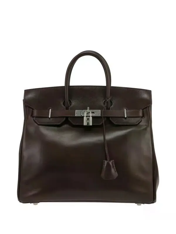 Hermès 2006 Haut À Courroies 32 Leather Handbag - Brown