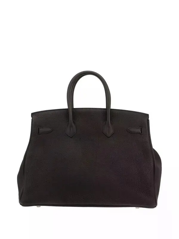 Hermès 2015 Birkin 35 Leather Handbag - Black