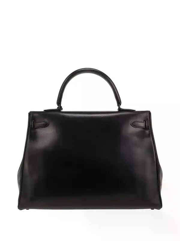 Hermès 2010 Kelly So Leather Handbag - Black