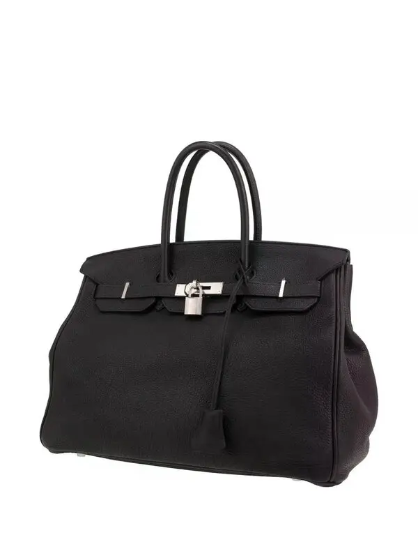 Hermès 2015 Birkin 35 Tote Bag - Black