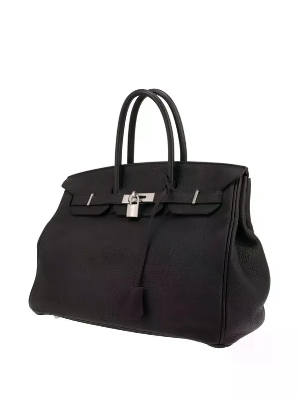 Hermès 2015 Birkin 35 Tote Bag - Black