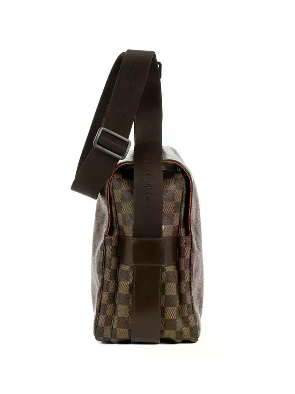 LOUIS VUITTON Damier Ebene Naviglio Messenger Bag - Brown