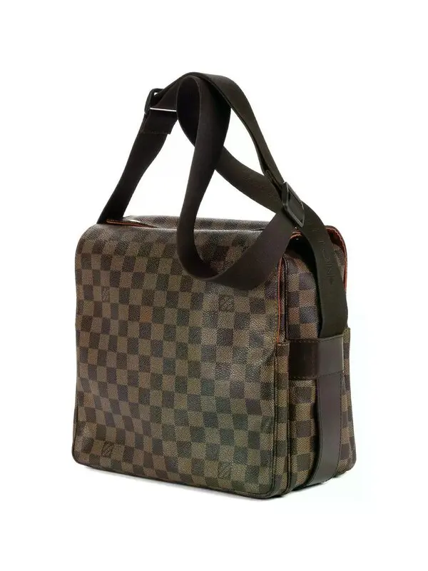 LOUIS VUITTON Damier Ebene Naviglio Messenger Bag - Brown