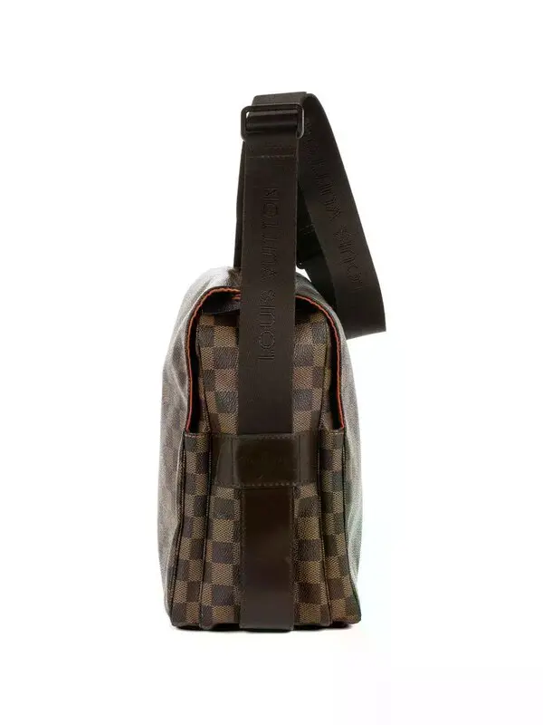 LOUIS VUITTON Damier Ebene Naviglio Messenger Bag - Brown