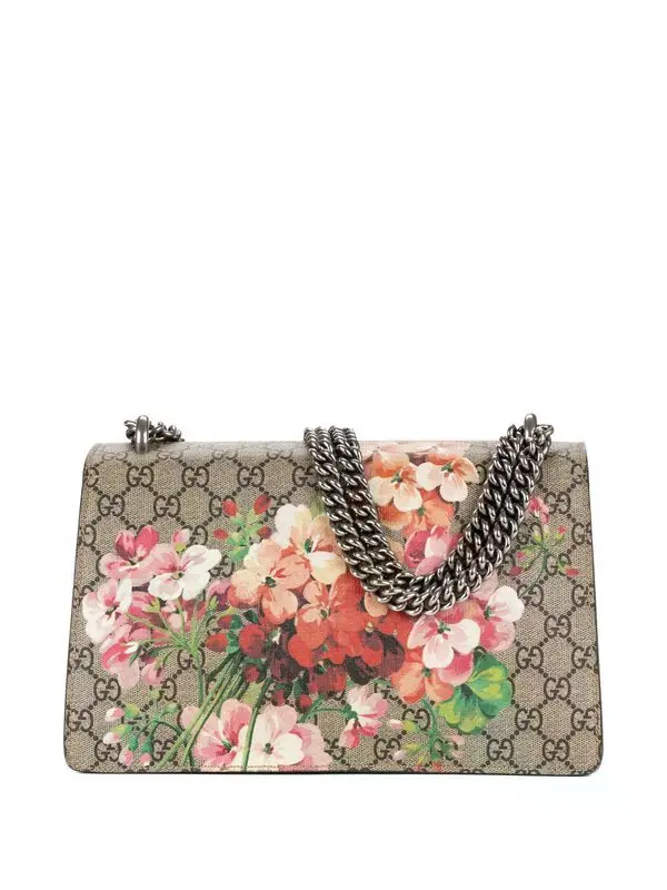 Gucci Dionysus Gg Blooms Shoulder Bag - Neutrals