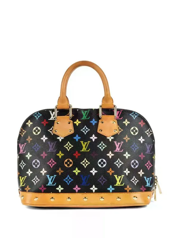LOUIS VUITTON Monogram Multicolore Alma Tote Bag - Black