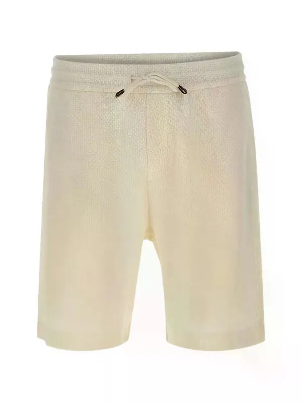 BOSS Drawstring-waist Shorts - White
