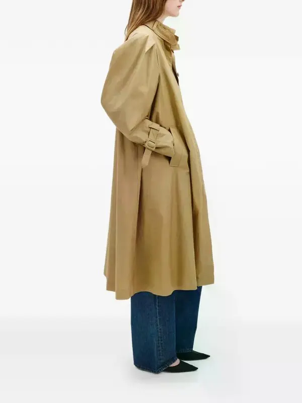 Bite Studios Voluminous-shoulder Trench Coat