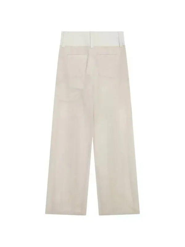 Sportmax Wide-leg Trousers - Neutrals
