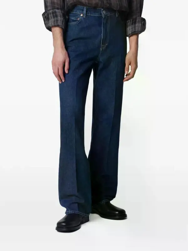 Our Legacy 70s Cut Pressed-crease Jeans - Blue