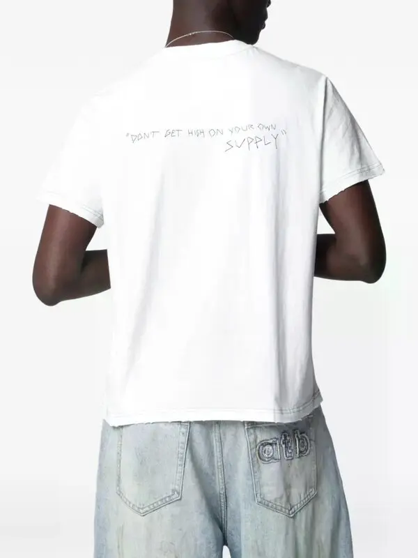 DAGGER Best Buds Graphic-print Distressed T-shirt