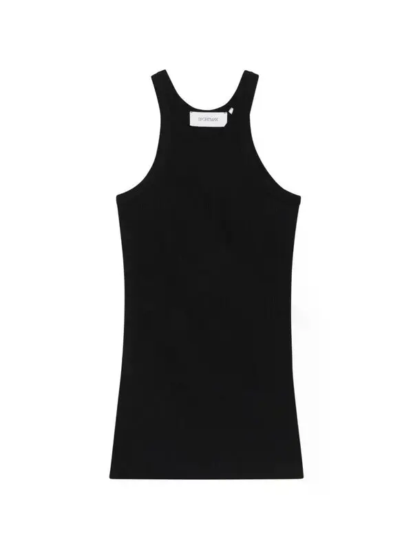 Sportmax Ribbed-knit Tank Top - Black