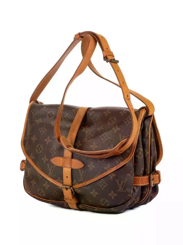 LOUIS VUITTON Monogram Saumur Satchel