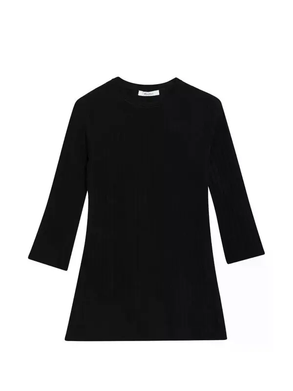 Max Mara Ribbed Knit Sweater - Black