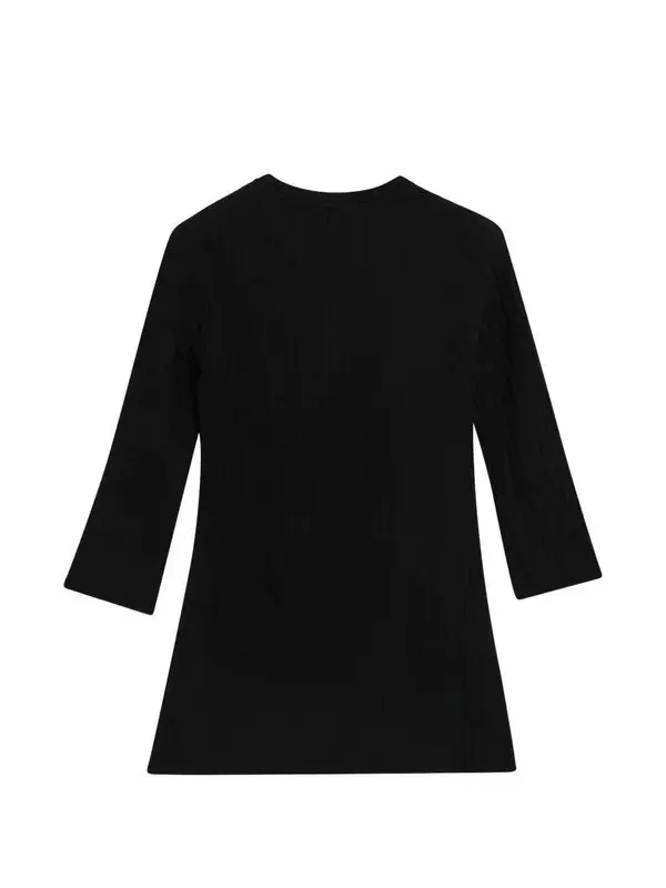 Max Mara Ribbed Knit Sweater - Black