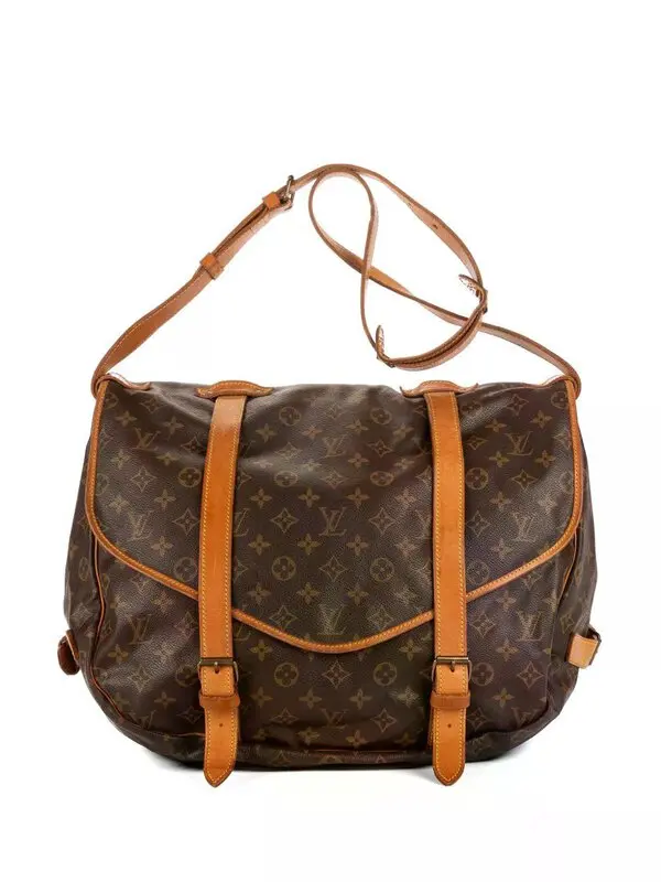LOUIS VUITTON Monogram Saumur Satchel