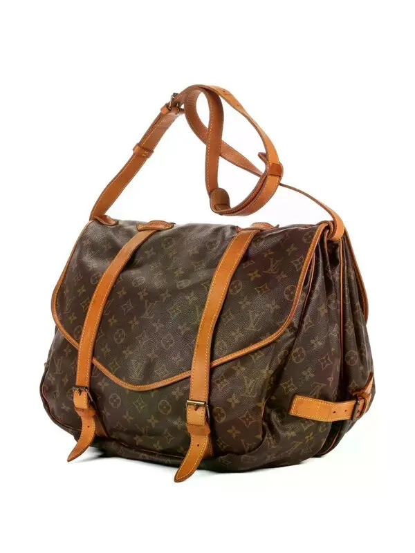LOUIS VUITTON Monogram Saumur Satchel