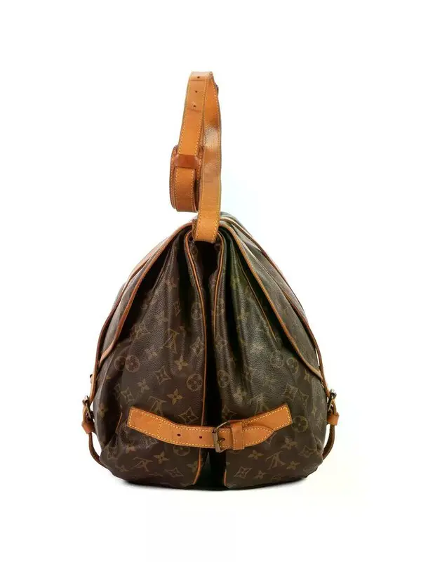LOUIS VUITTON Monogram Saumur Satchel