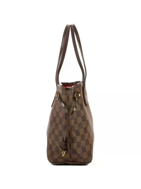 LOUIS VUITTON 2008 Neverfull Tote Bag - Brown