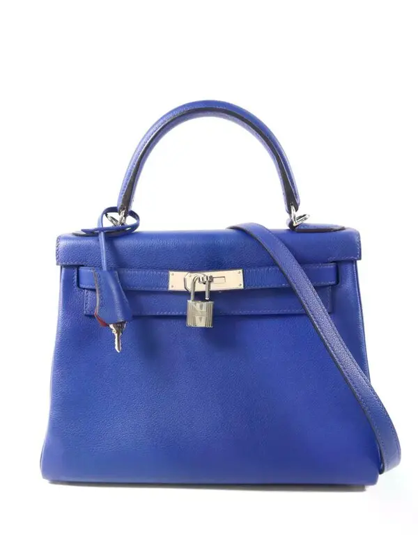 Hermès 28 Kelly Tote Bag - Blue