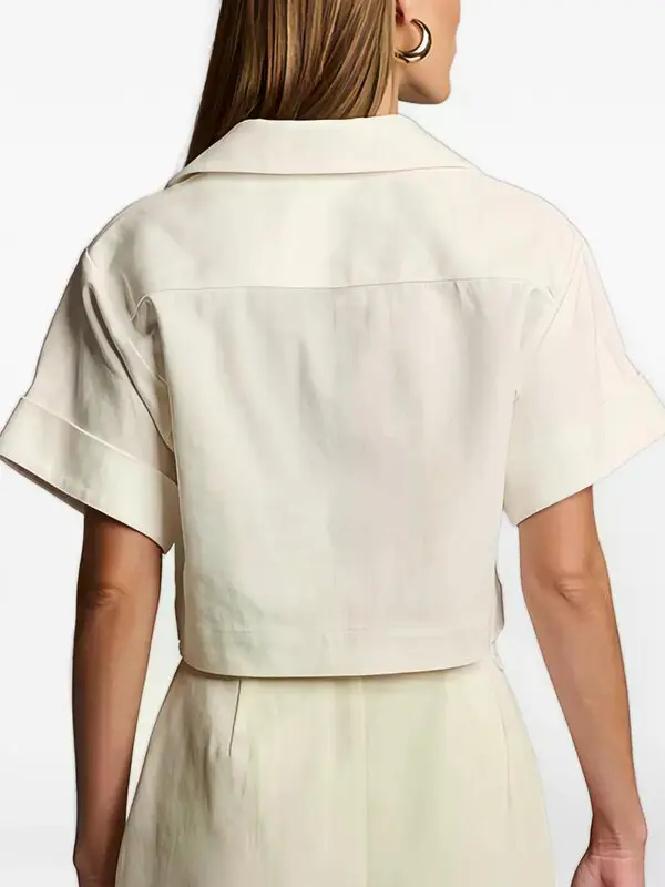 HEVRON Ellison Cropped Shirt