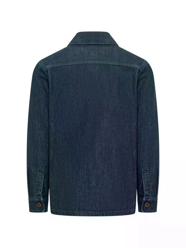 FAY Logo-patch Overshirt