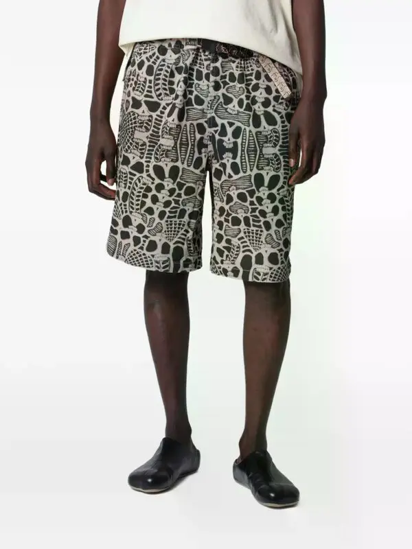 BRAIN DEAD Skull Climber Shorts - Black