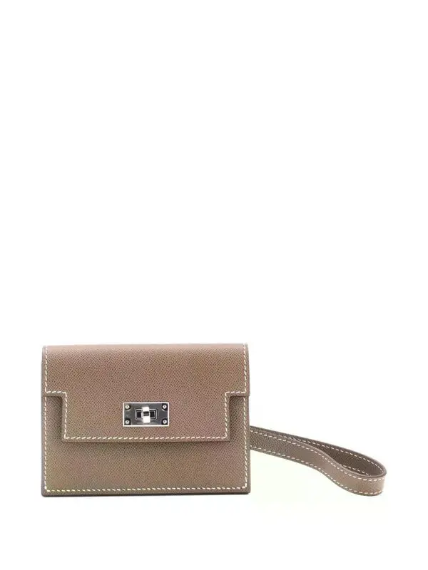 Hermès Kelly Pocket Slim Wristlet Wallet Madame Small - Grey
