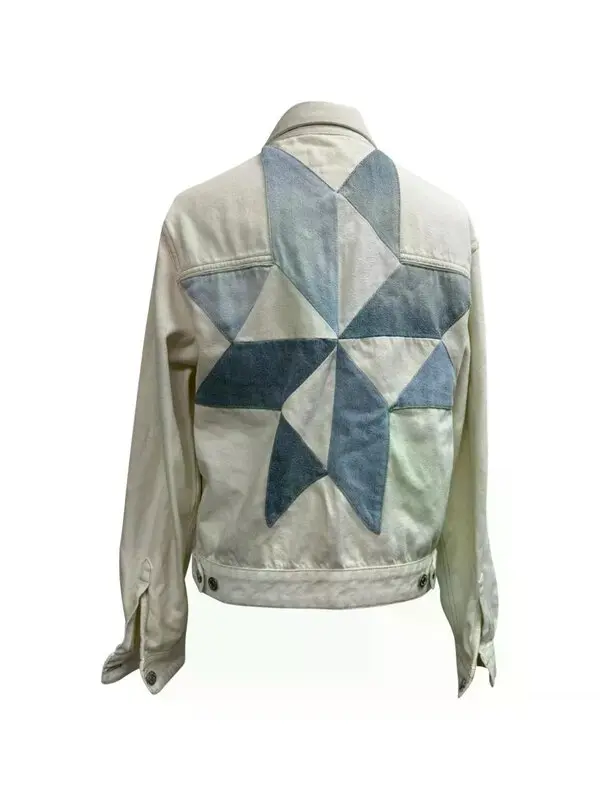 ISABEL MARANT VINTAGE Vintage Lindy Patchwork Denim Jacket