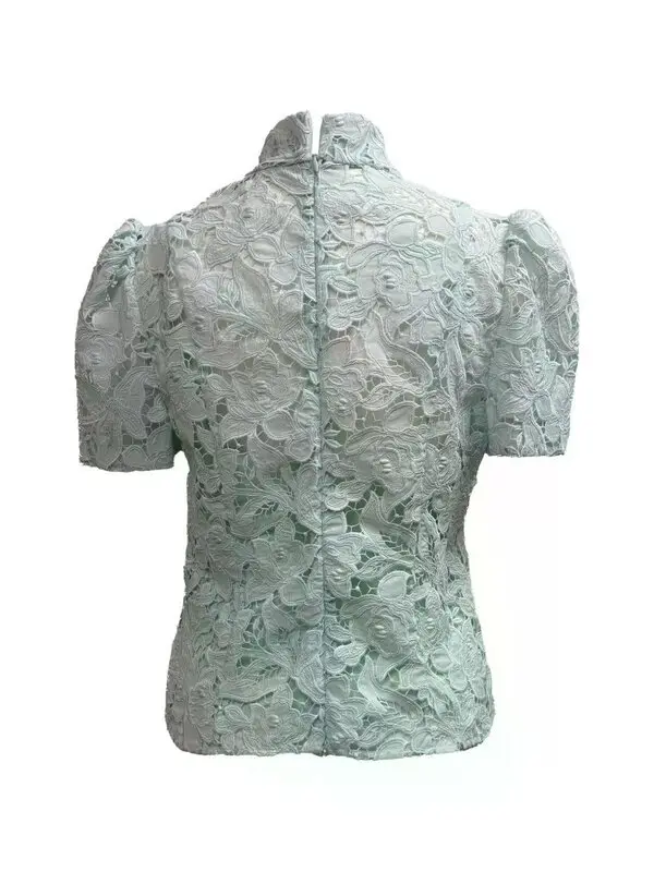 Zimmermann High-neck Lace Blouse