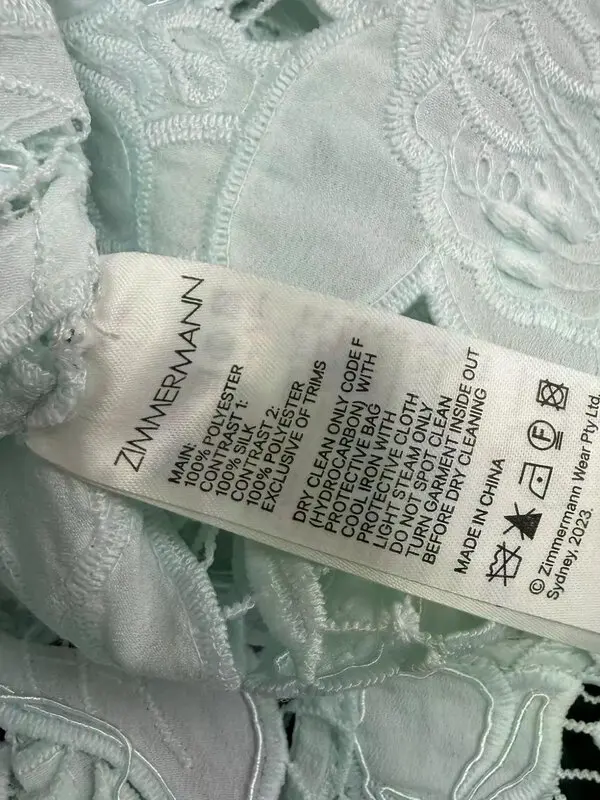 Zimmermann High-neck Lace Blouse
