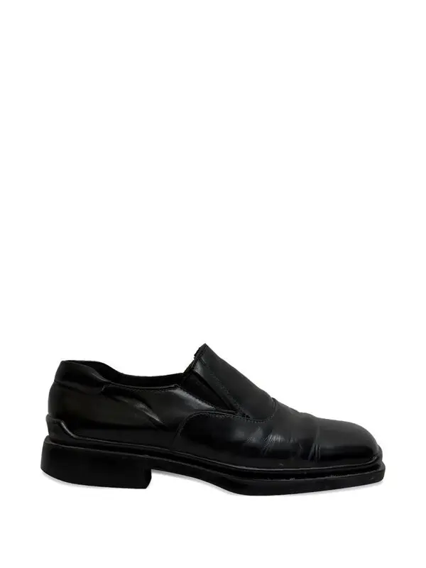 Prada Square-toe Loafers - Black