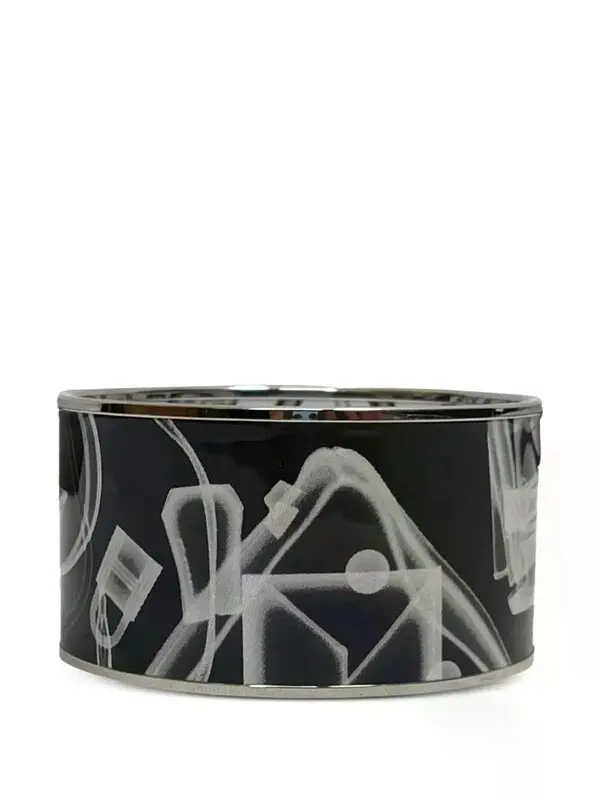 Hermès Please, Check-in Bangle Bracelet - Silver