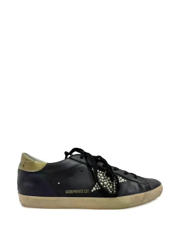 GOLDEN GOOSE Super-star Sneakers - Black