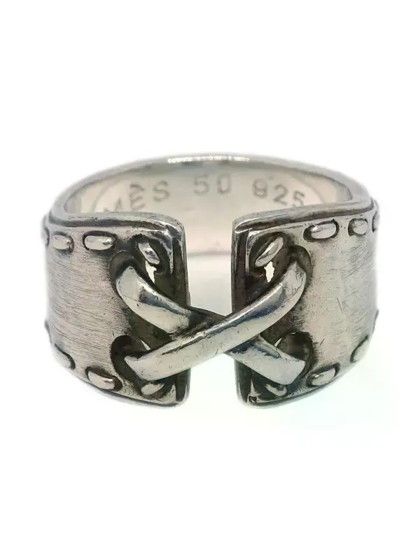 Hermès 1990-2000s Mexico Ring - Silver