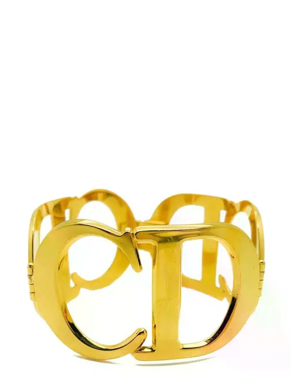 Dior Vintage Cd Infinity Bracelet - Gold