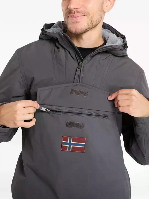 NAPAPIJRI Logo-patch Hooded Jacket