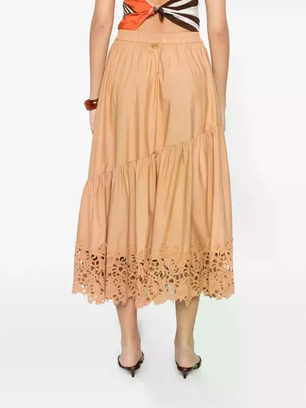 TWINSET Ruffled Midi Skirt