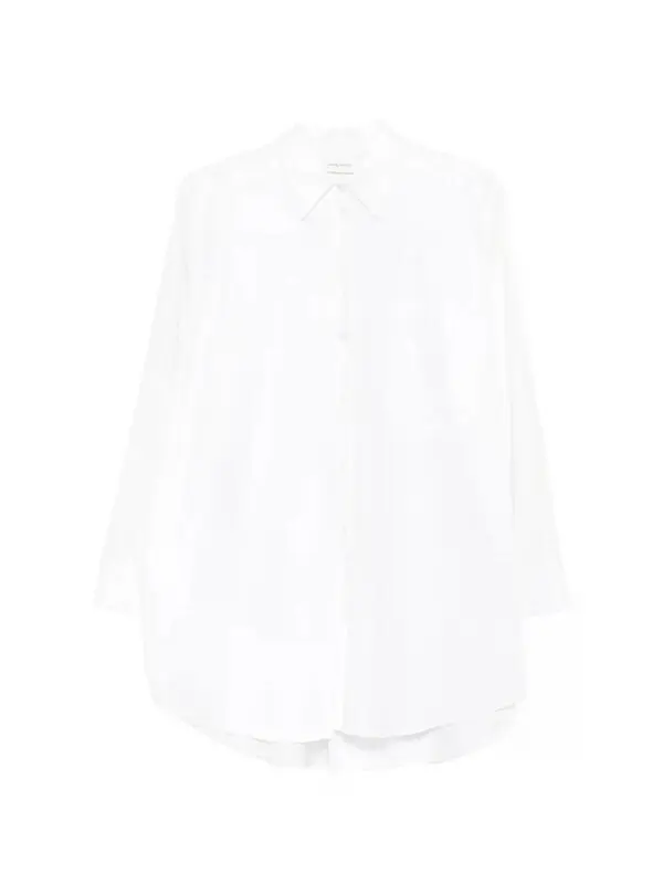 ANDIATA Dakota Classic Collared Shirt - White