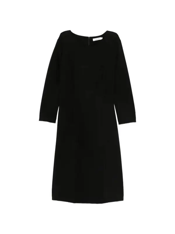 ANDIATA Yonna Long-sleeve Midi Dress - Black