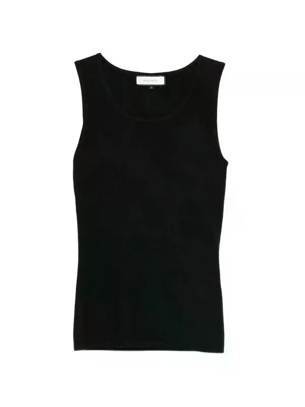 ANDIATA Scoop-neck Tank Top - Black