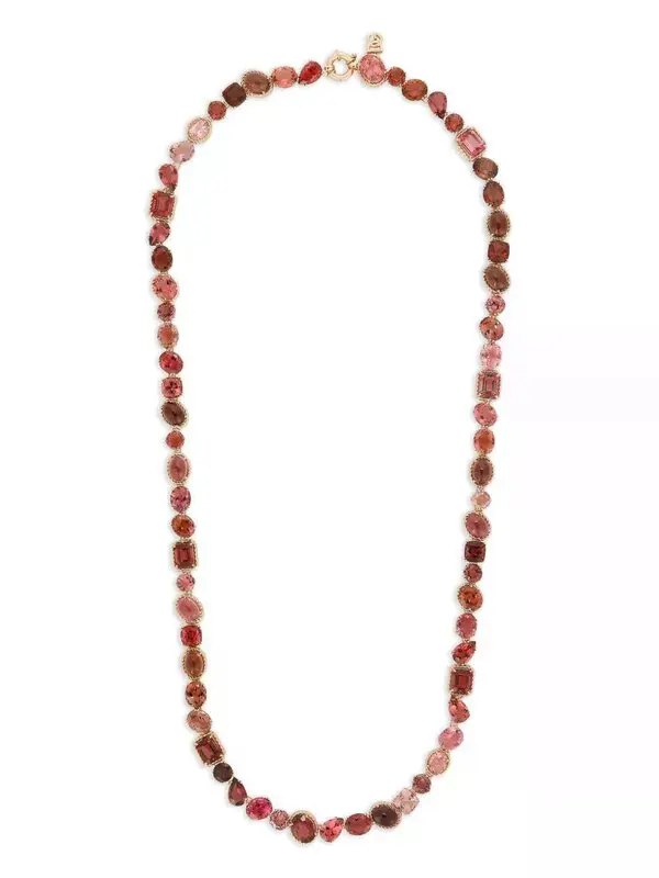 Dolce & Gabbana 18k Gold Anna Tourmaline Necklace - Red
