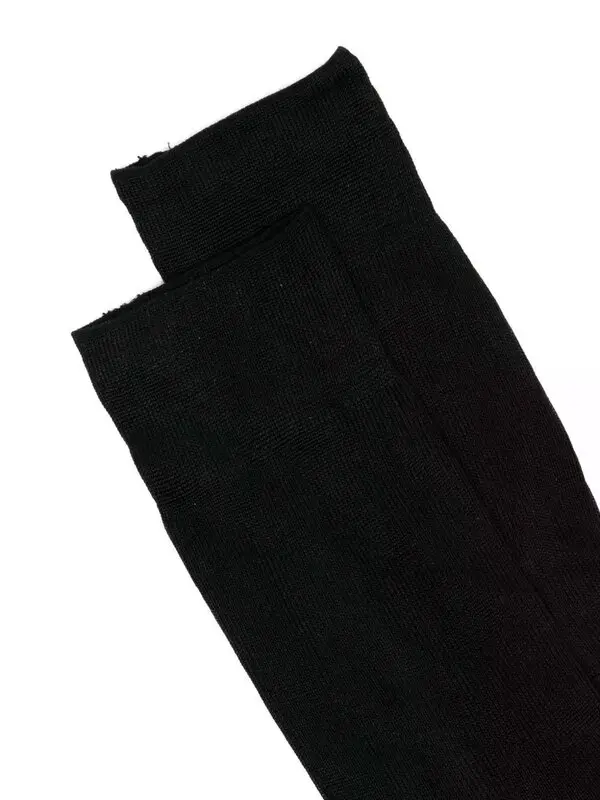 Zegna Knee Socks - Black