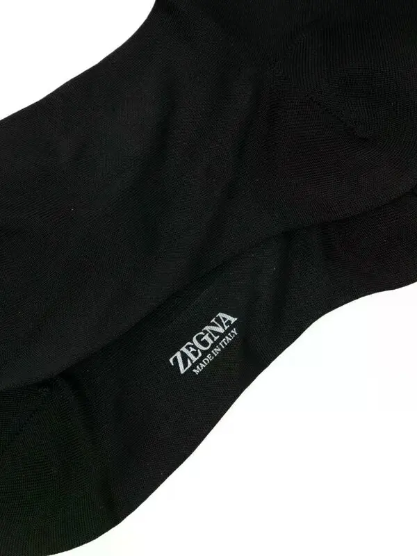 Zegna Knee Socks - Black