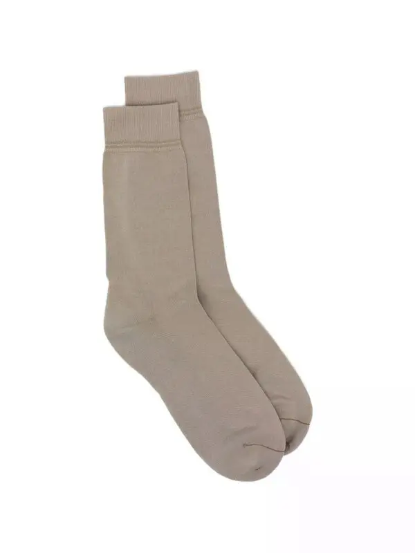 Zegna Terry-cloth Socks - Neutrals