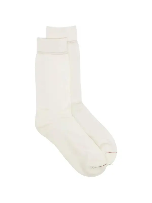 Zegna Terry-cloth Socks - Neutrals