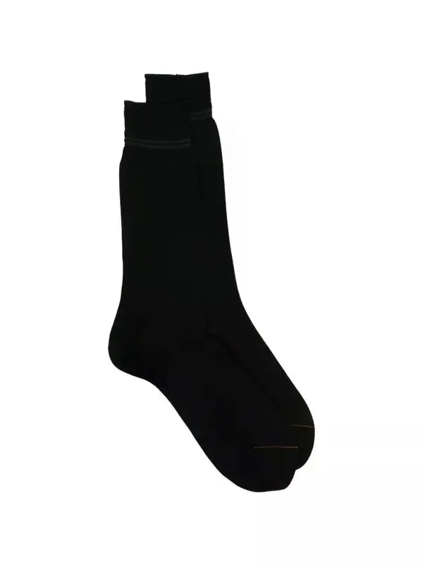 Zegna Smooth Socks - Black
