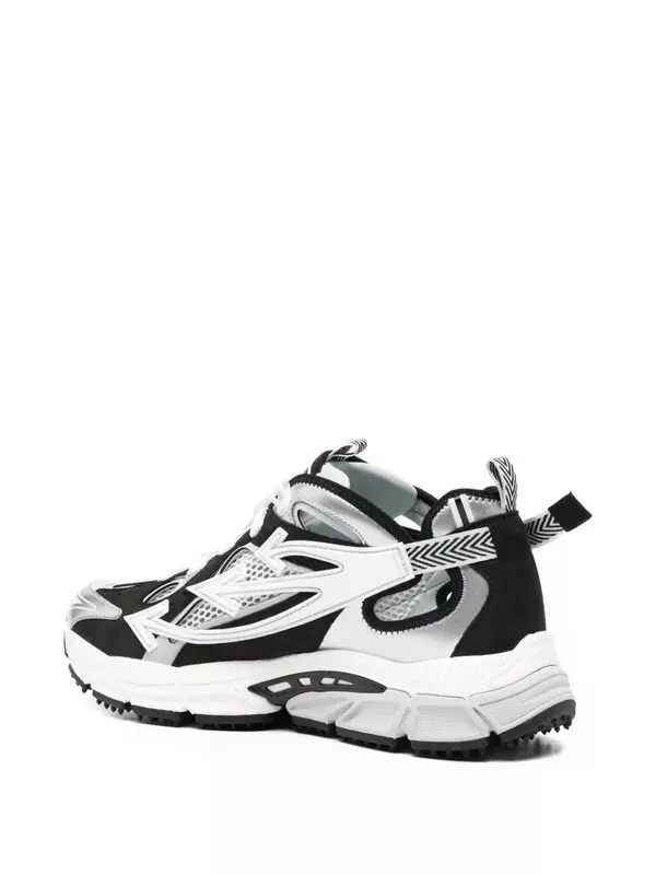 Off-White Logo-print Panelled Sneakers - Black