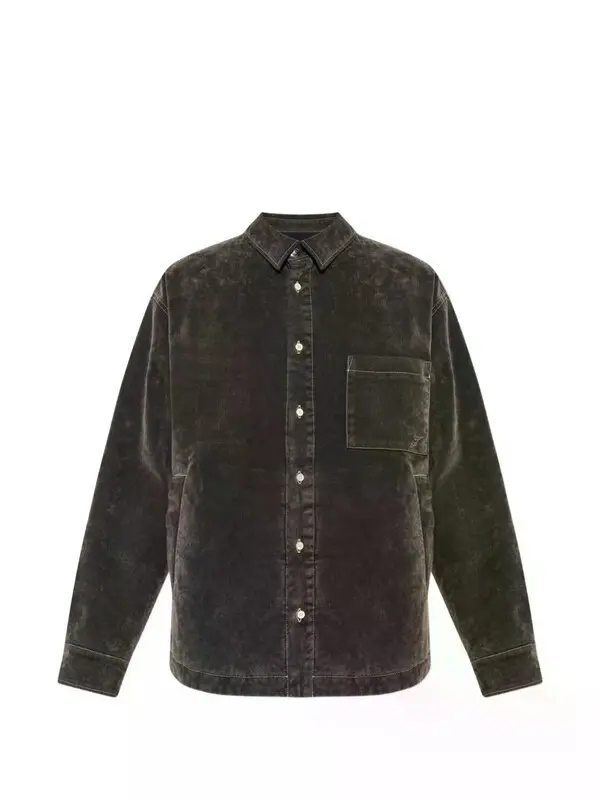 Jacquemus Boulanger Corduroy-effect Chest-pocket Jacket - Grey