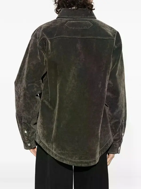 Jacquemus Boulanger Corduroy-effect Chest-pocket Jacket - Grey